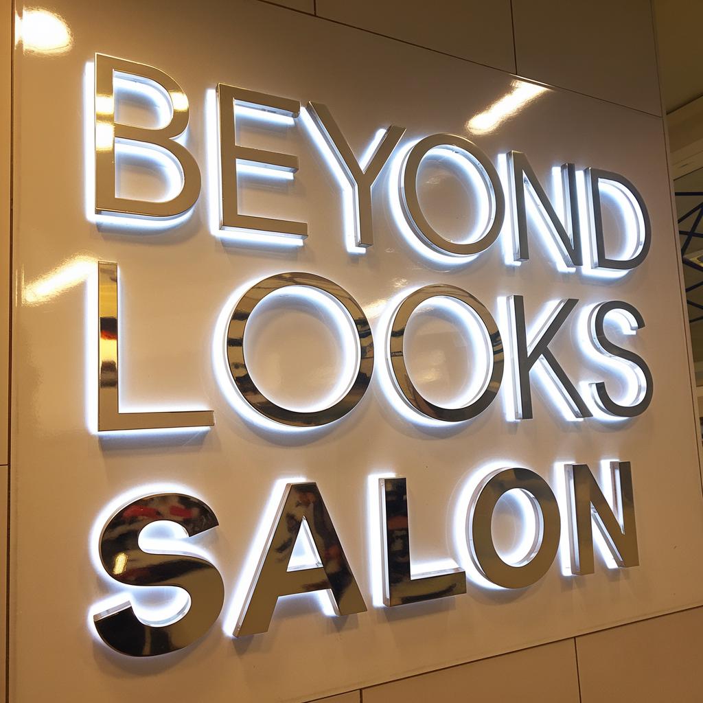 Custom Led Sign | Backlit Stainless Steel|3d Letter Sign | Storefront ...