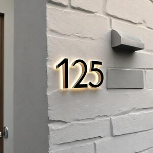 Led House Number3d House Numbers Sign Address Sign Metal Sign Metal ...
