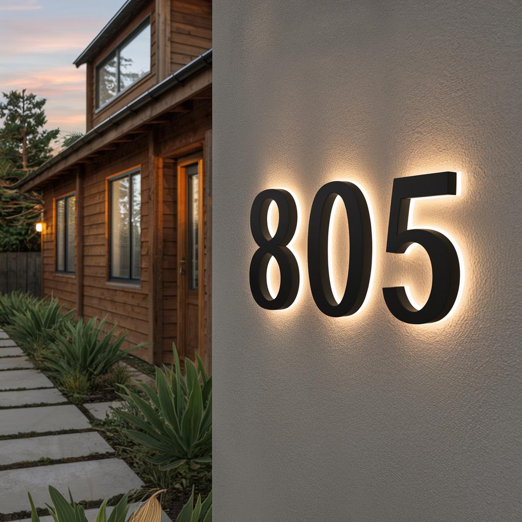 Custom House Number|3d House Numbers Sign | Address Sign | Metal Sign ...