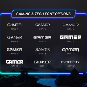 Gamer Neon Sign Custom, Game Room Decor, Personalized Gamer Tag Sign ...