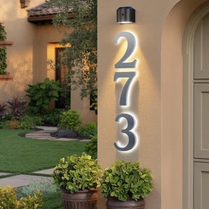 Led House Number|3d House Numbers Sign | Address Sign | Metal Sign ...