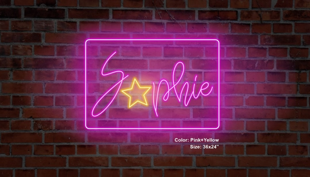 Customized Neon Sign Personalized LED Light Sign, Custom Home Decor ...