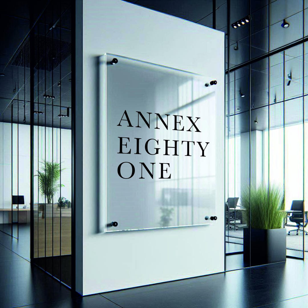 Custom Acrylic Sign, Acrylic Sign, Acrylic Office Sign, Custom Business ...