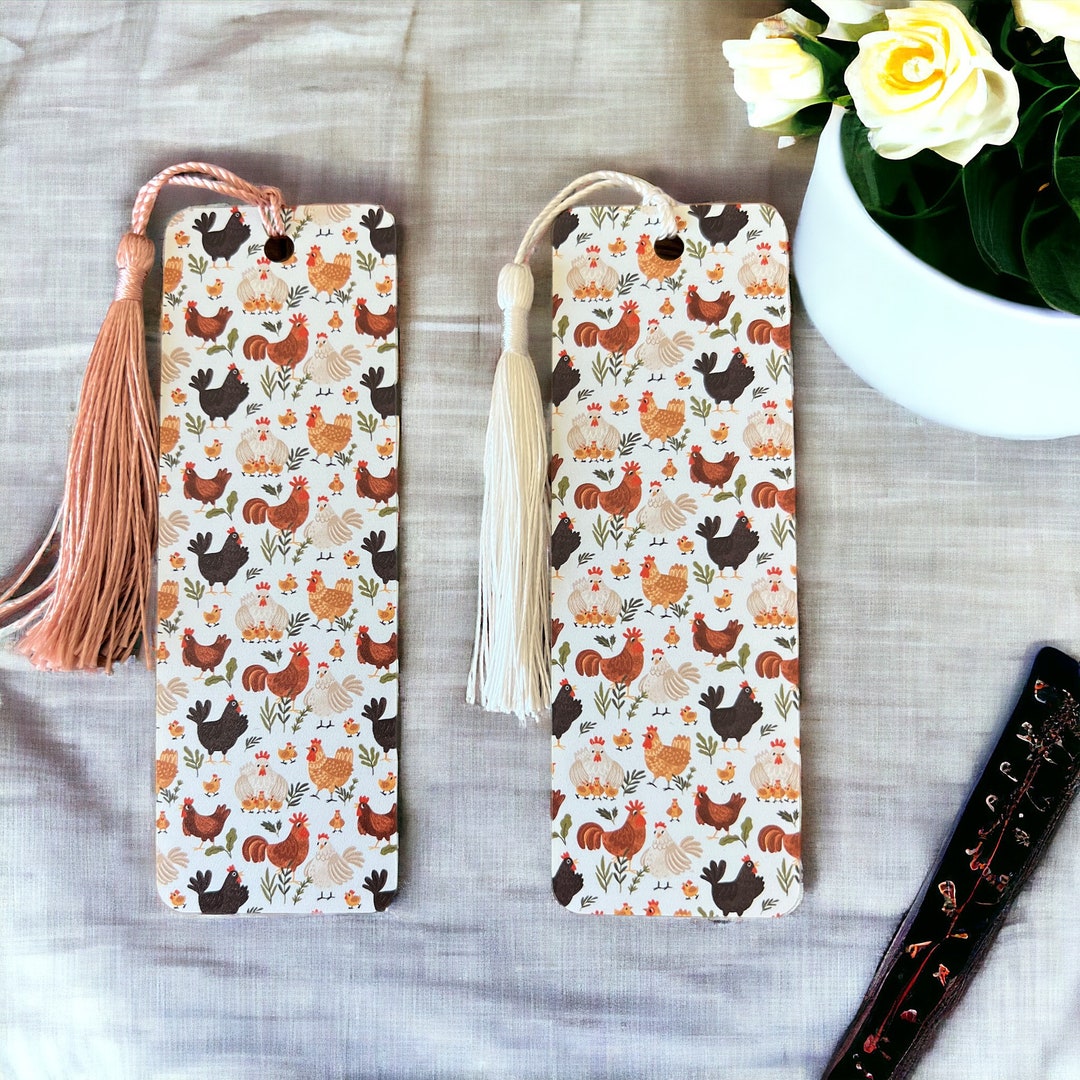 Bookmark Chicken Flexible Bookmark Bookworm Gifts Gifts for Reader ...