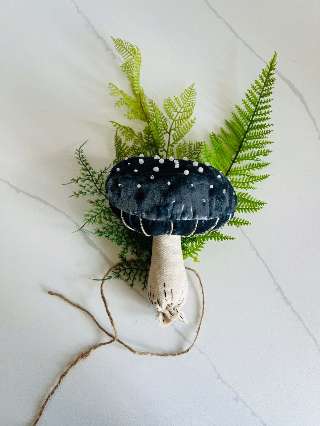 Light Blue Mushroom Tree Topper - Etsy