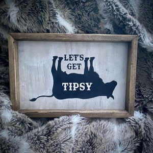 Let's Get Tipsy Cow Digital Design, SVG, PNG, JPEG - Etsy