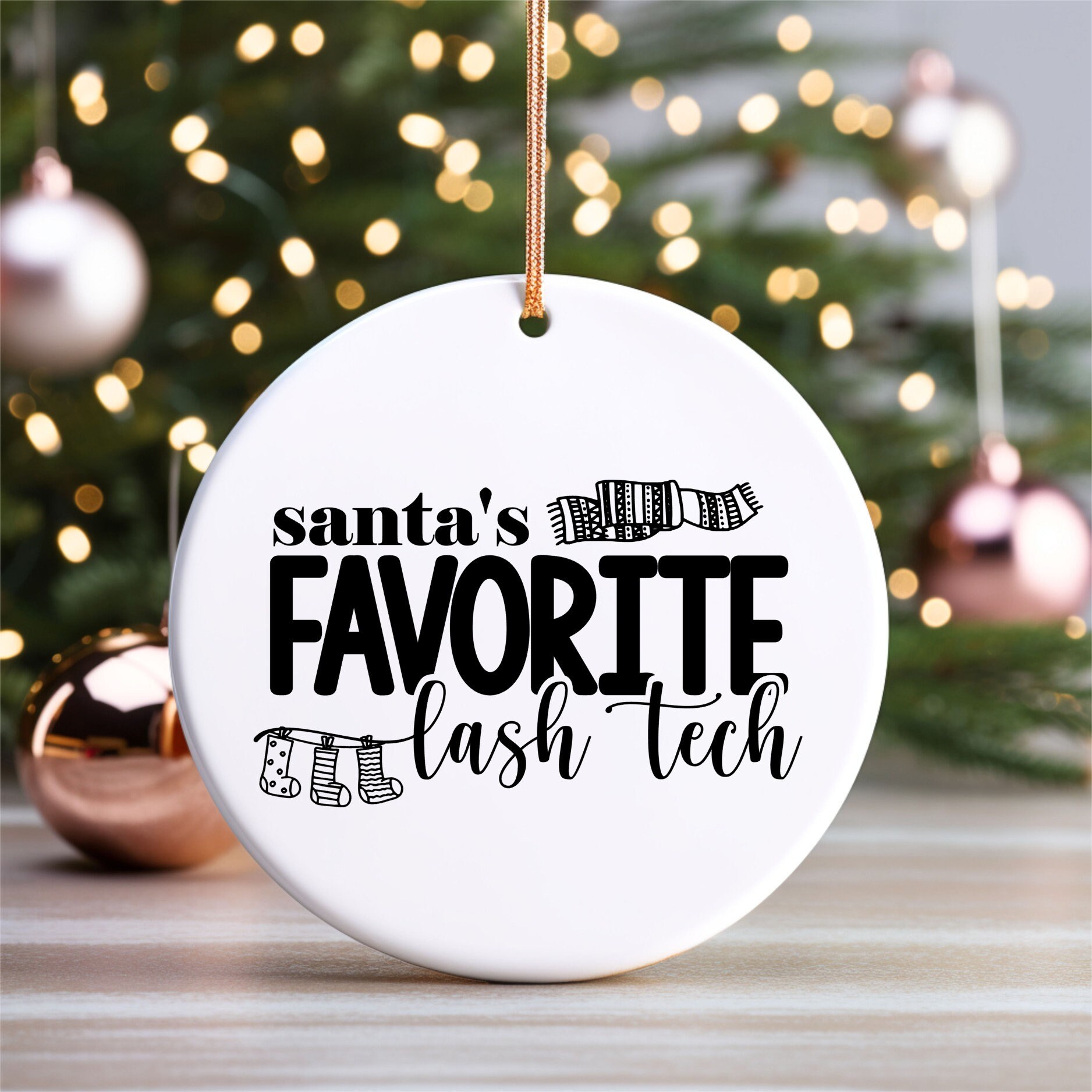 Santas Favorite Lash Tech Svg Png Digital Cut File, Santas Fav Lash ...