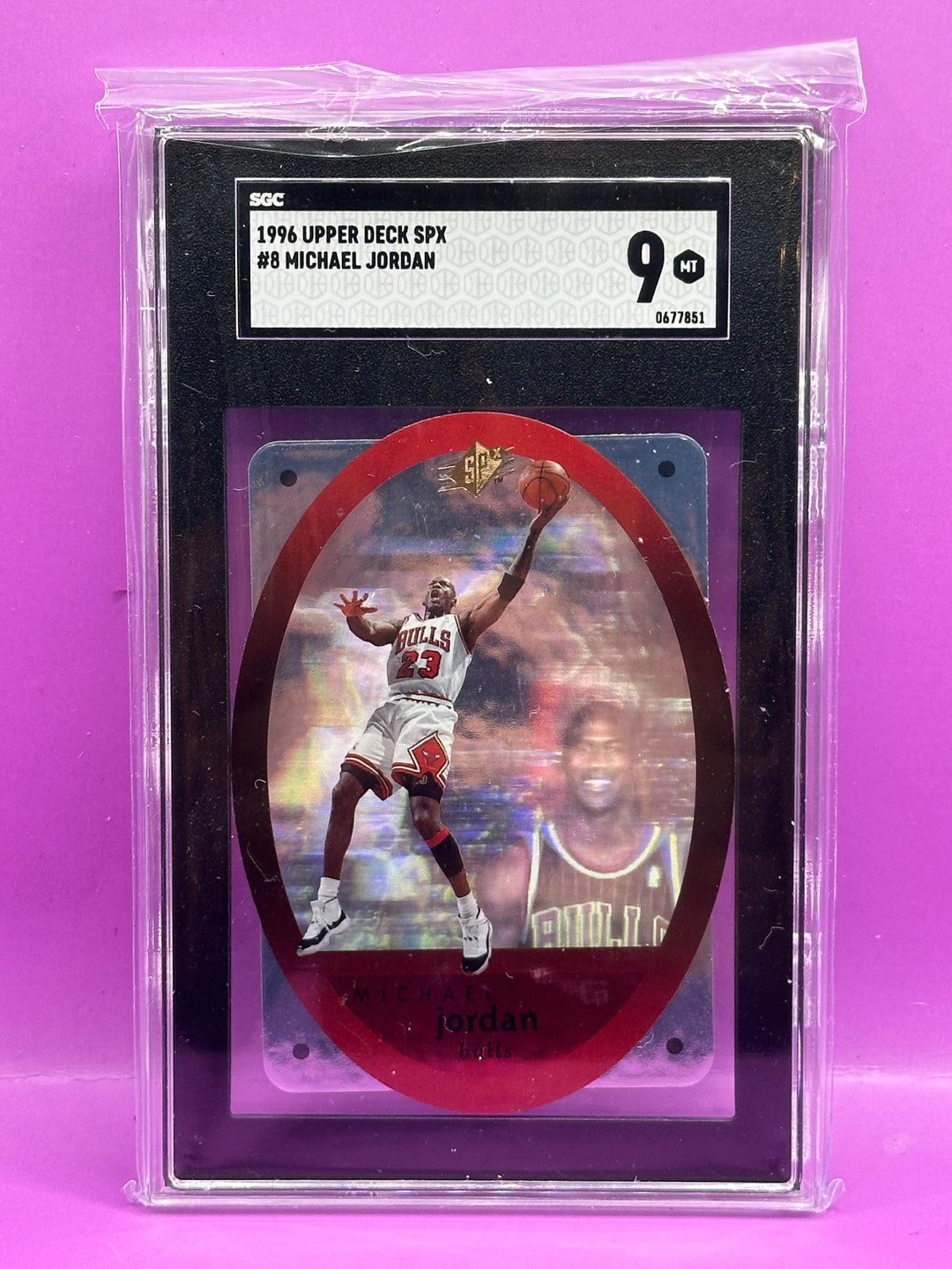1996 Upper Deck SPX Michael Jordan #8, SGC 9, Wow!!! Excellent Card! - Etsy