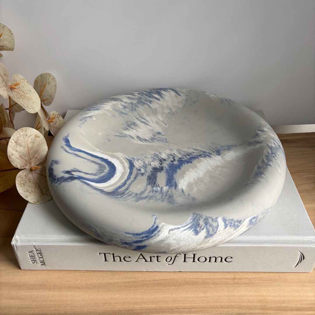 Petra - Pebble Concrete Tray | Chunky Tray | Decorative Tray | Table ...