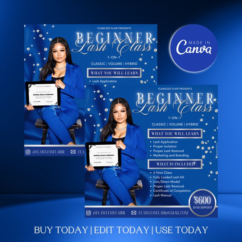 1 on 1 Class Flyer Group Class Flyer Social Media Flyer - Etsy