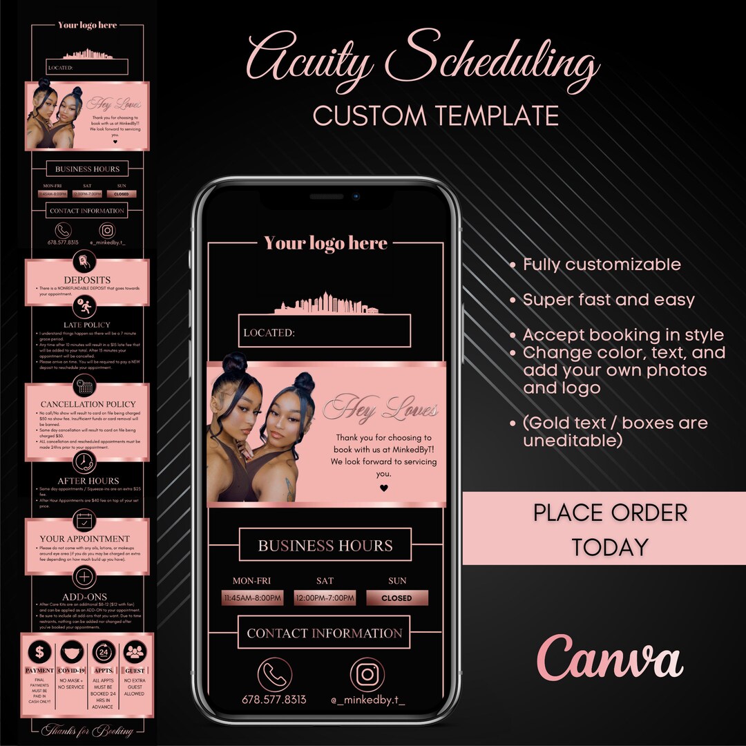 ACUITY REVAMP DIY Acuity Site Acuity Scheduling Site Acuity - Etsy