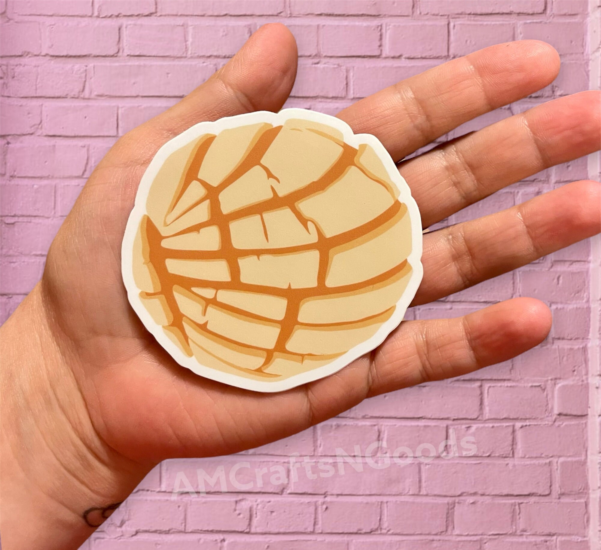 Concha Vinyl Sticker Die Cut Pan Dulce Water Bottle Sticker Laptop ...