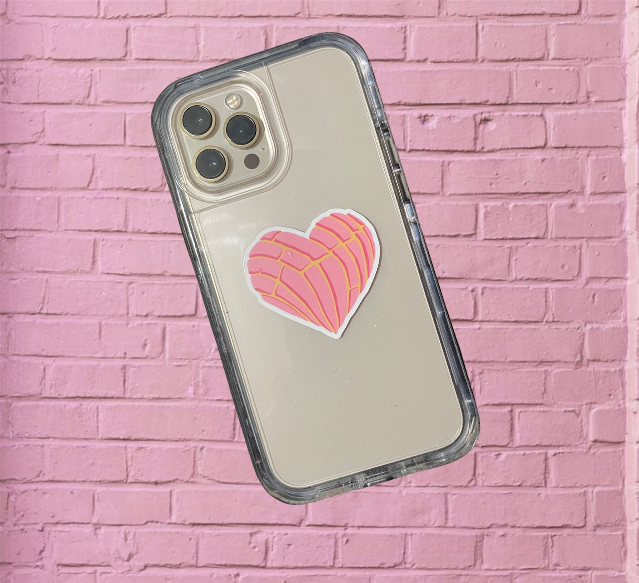 Concha Heart Sticker || Pan Dulce Sticker || Pink Water Bottle Sticker ...