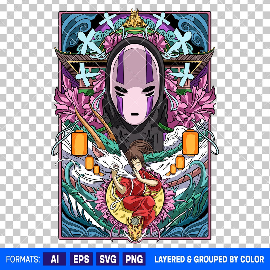 Premium Anime Vector File | Layered Ai, Eps, Svg, Png for Sublimation ...
