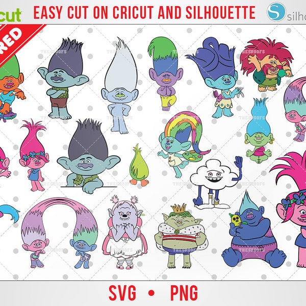Trolls Cut Files - Etsy