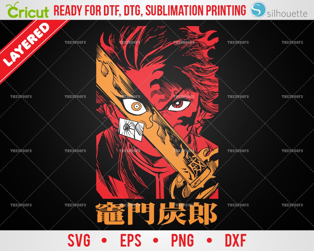 Anime Layered SVG, Anime Vector, Anime Png, Anime Clipart, Ready for ...