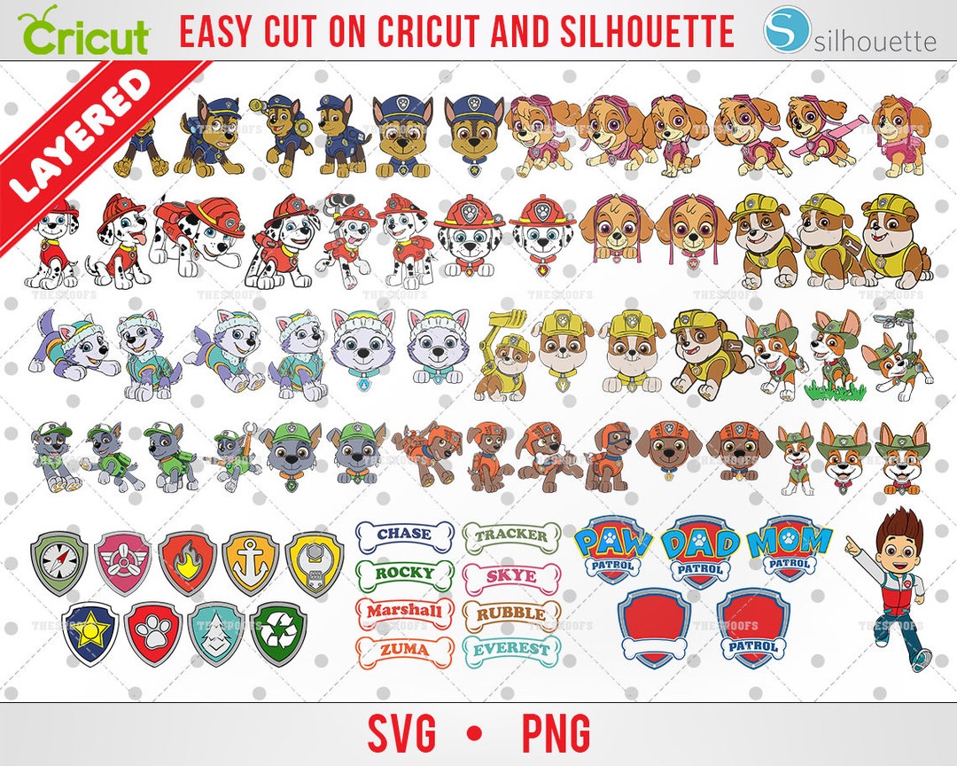 Bundle Layered SVG Cut Files for Cricut and Silhouette Ready - Etsy