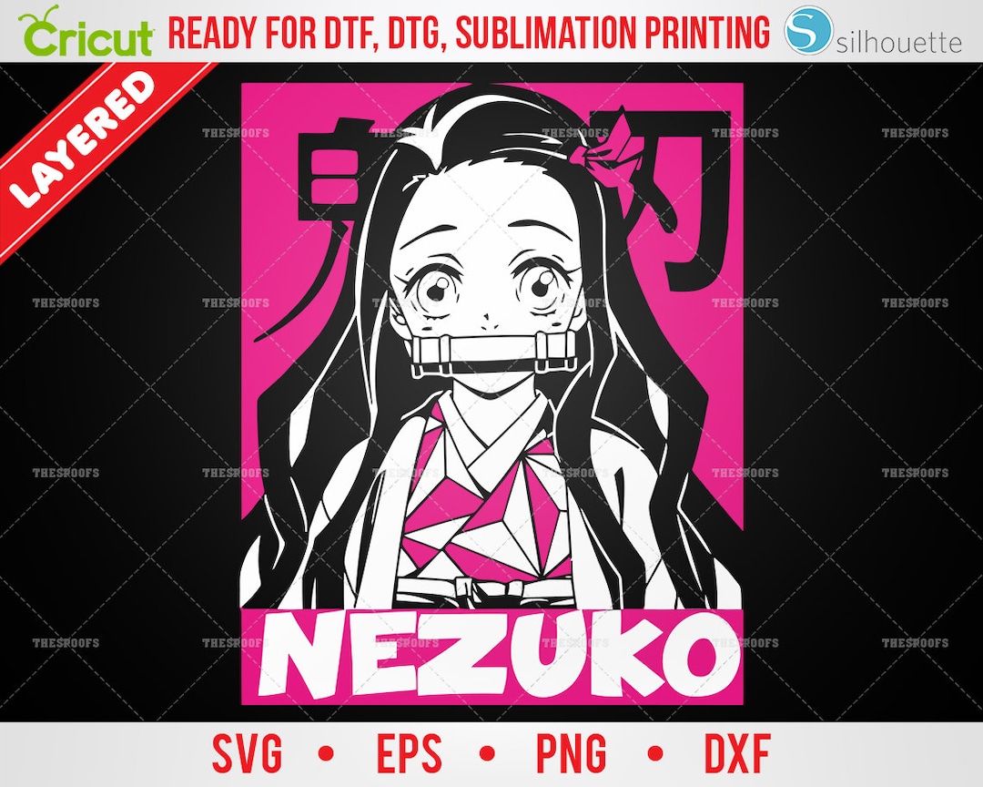 Anime Layered SVG, Anime Vector, Anime Png, Anime Clipart, Ready for ...