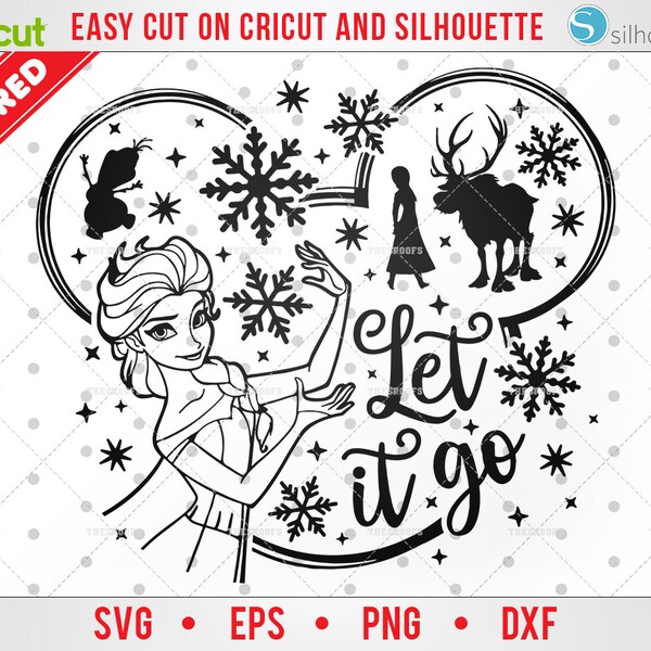 Frozen Svg - Etsy