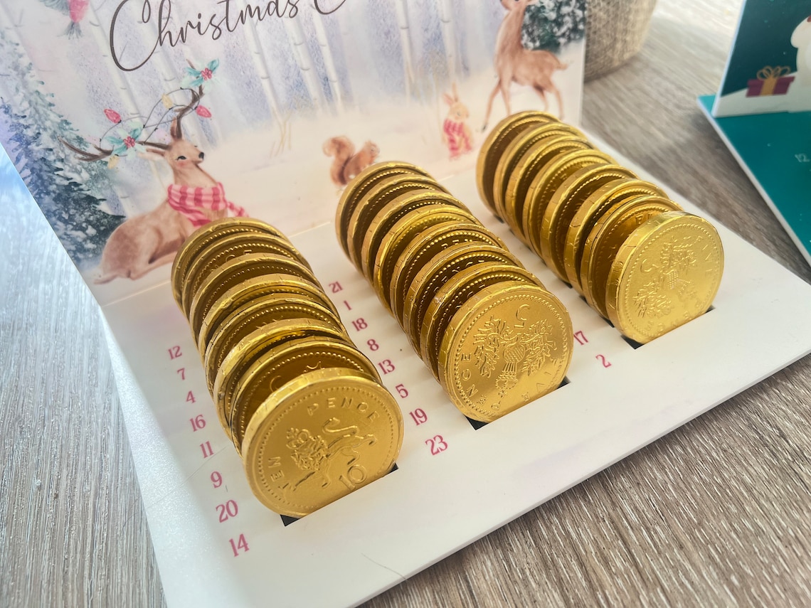 Personalised Advent Calendar Christmas Countdown Chocolate - Etsy