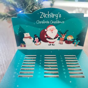 Personalised Advent Calendar Christmas Countdown Chocolate - Etsy