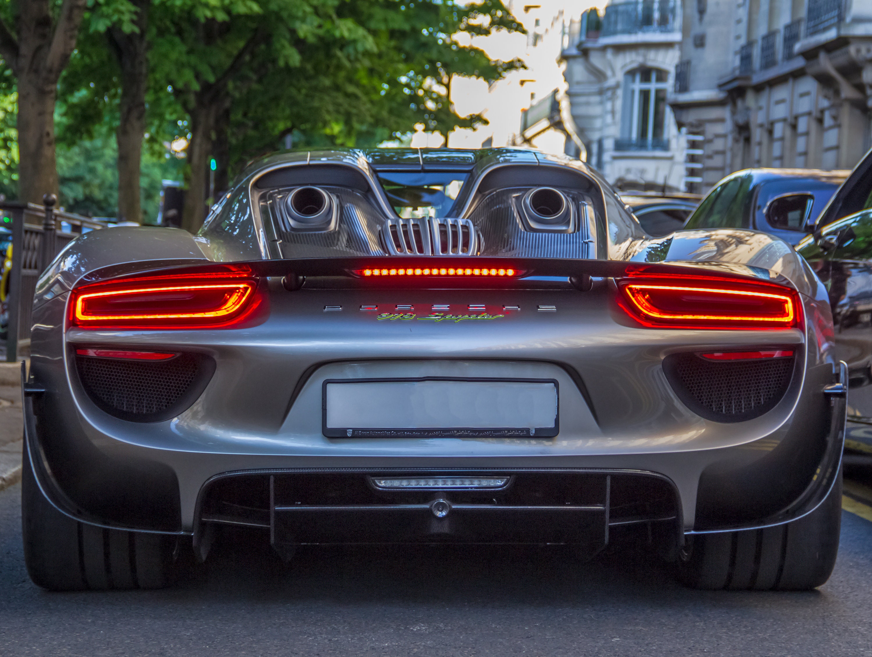 31x24in Poster Porsche 918 Spyder Limited-production Hybrid, Rear - Etsy