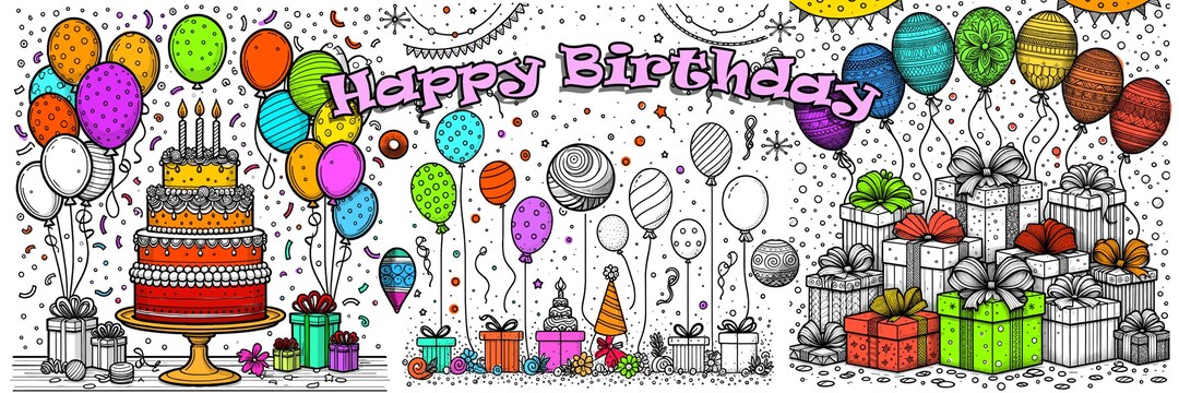 24"x72" Giant Personalized Birthday Poster. Large Customizable Birthday ...