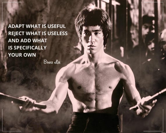 Bruce Lee Posters With Quotes Bruce Lee Quote Art Print By Ryan