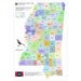 Wall Art Impressions™ 24"x36" Vibrant Mississippi County Map: A ...
