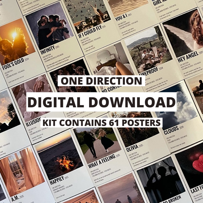 One Direction Decor - Etsy