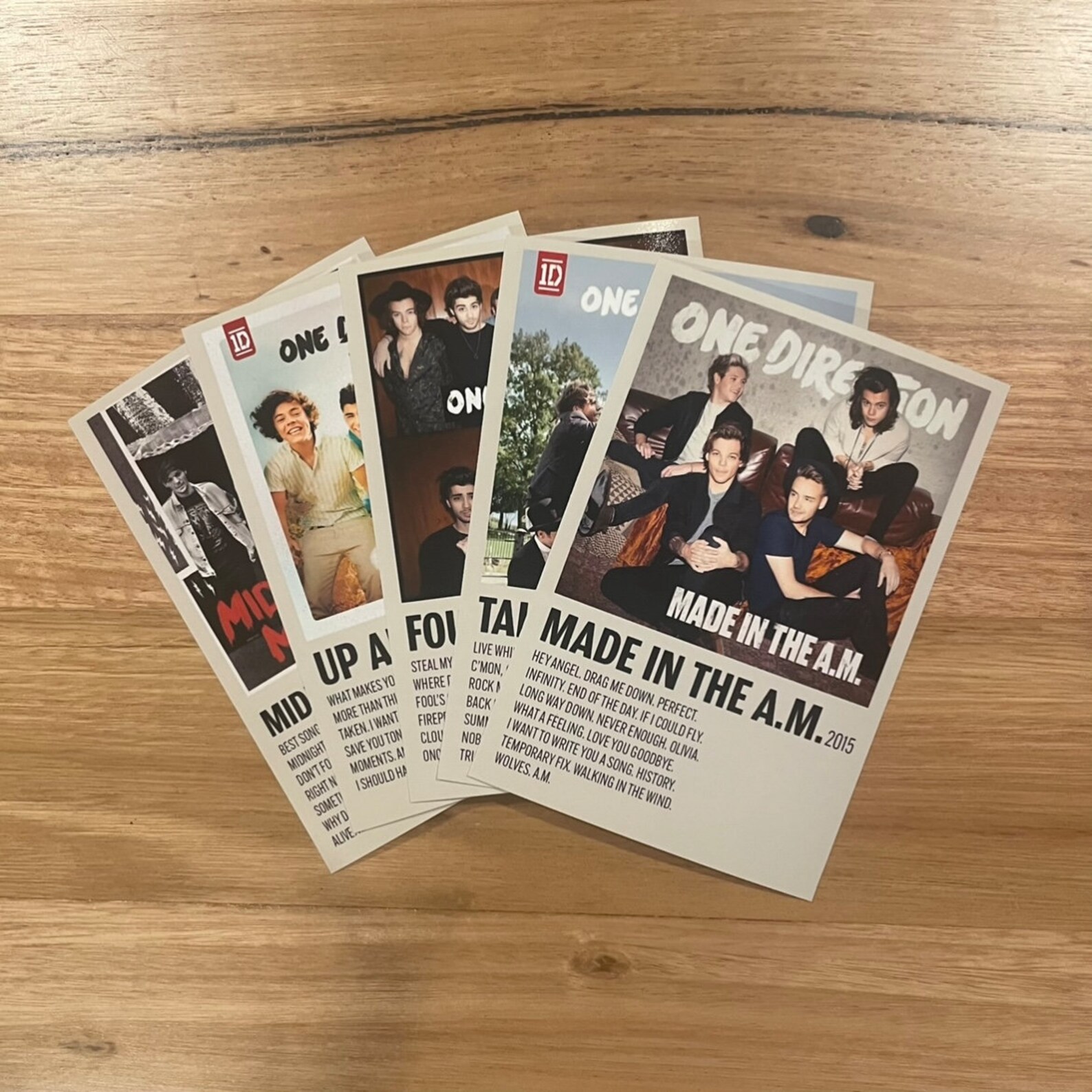 Minimalist One Direction Album Covers Poster Print Pack Set - Etsy ...