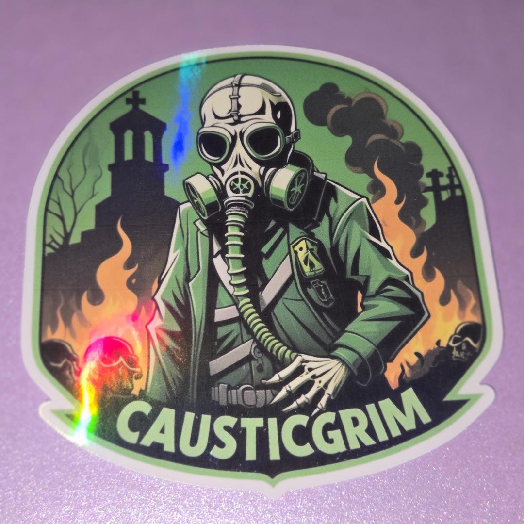 Caustic Grim Stickers - Etsy