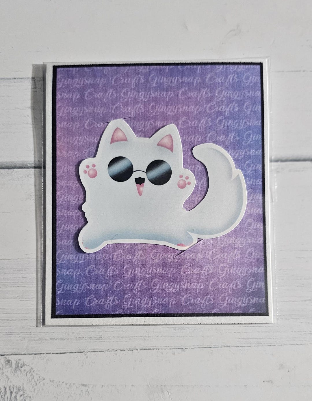JJK Gojo Cat Rainbow Holographic Sticker - Etsy