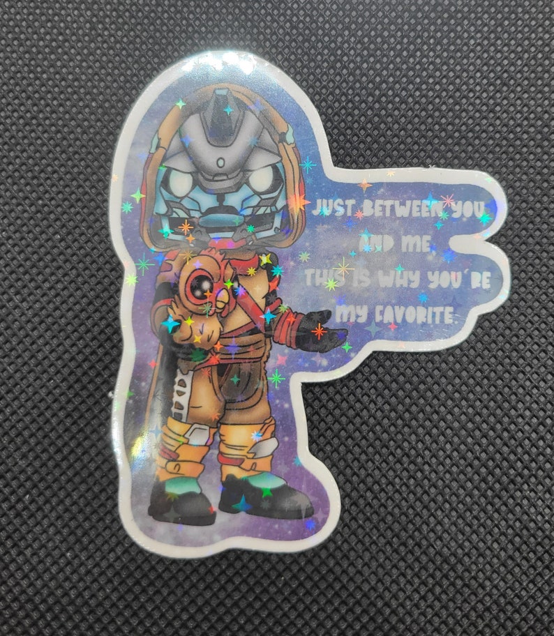 CAYDE 6 Holographic Sticker - Etsy