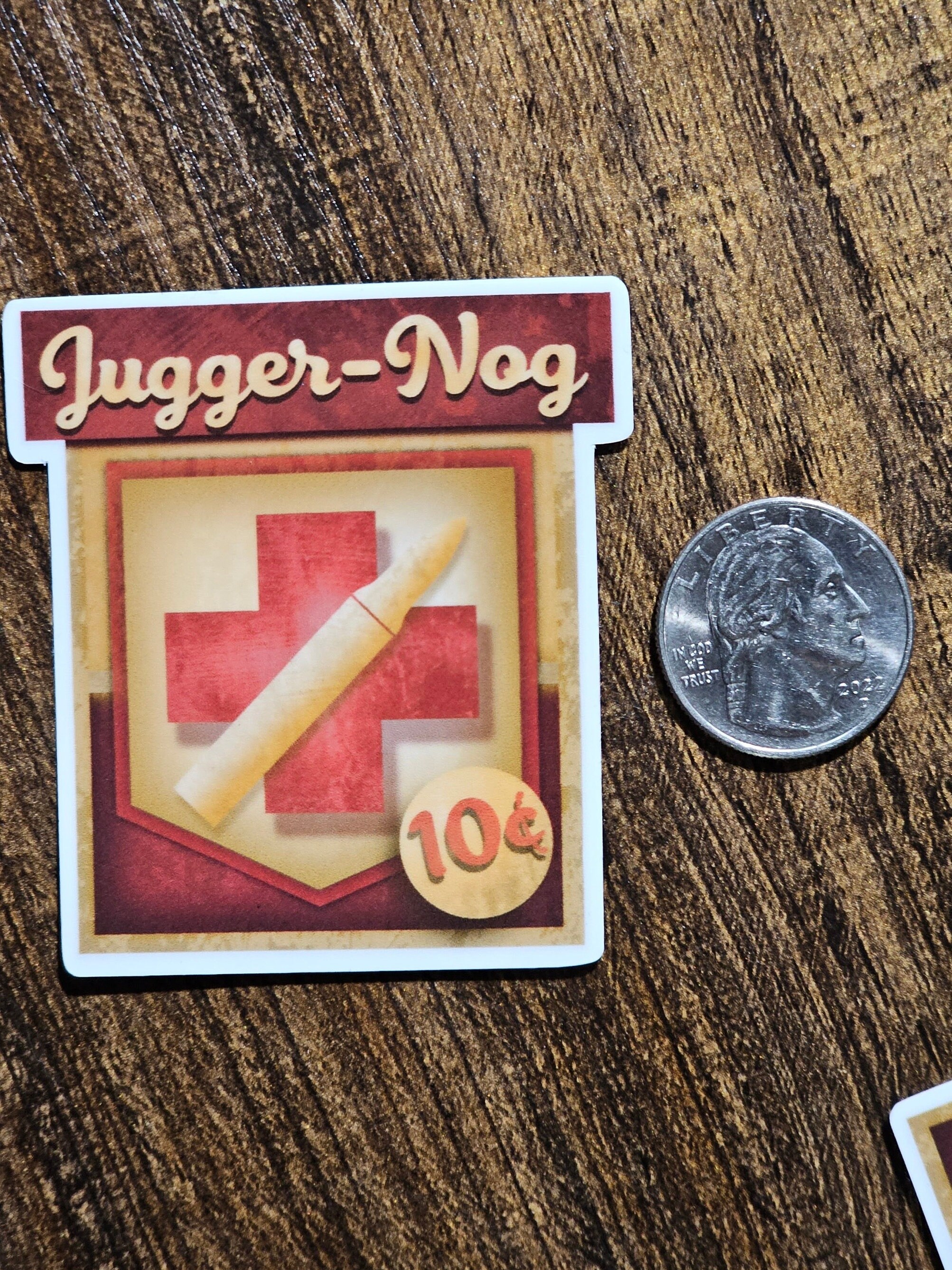 Jugger-nog Glossy Sticker - Etsy