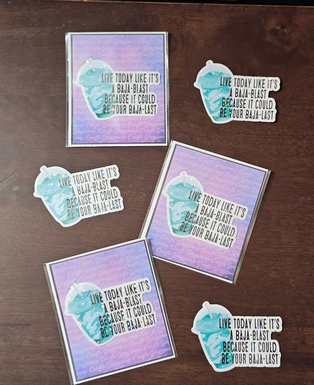 Baja Blast, Baja Last Holographic Sticker - Etsy
