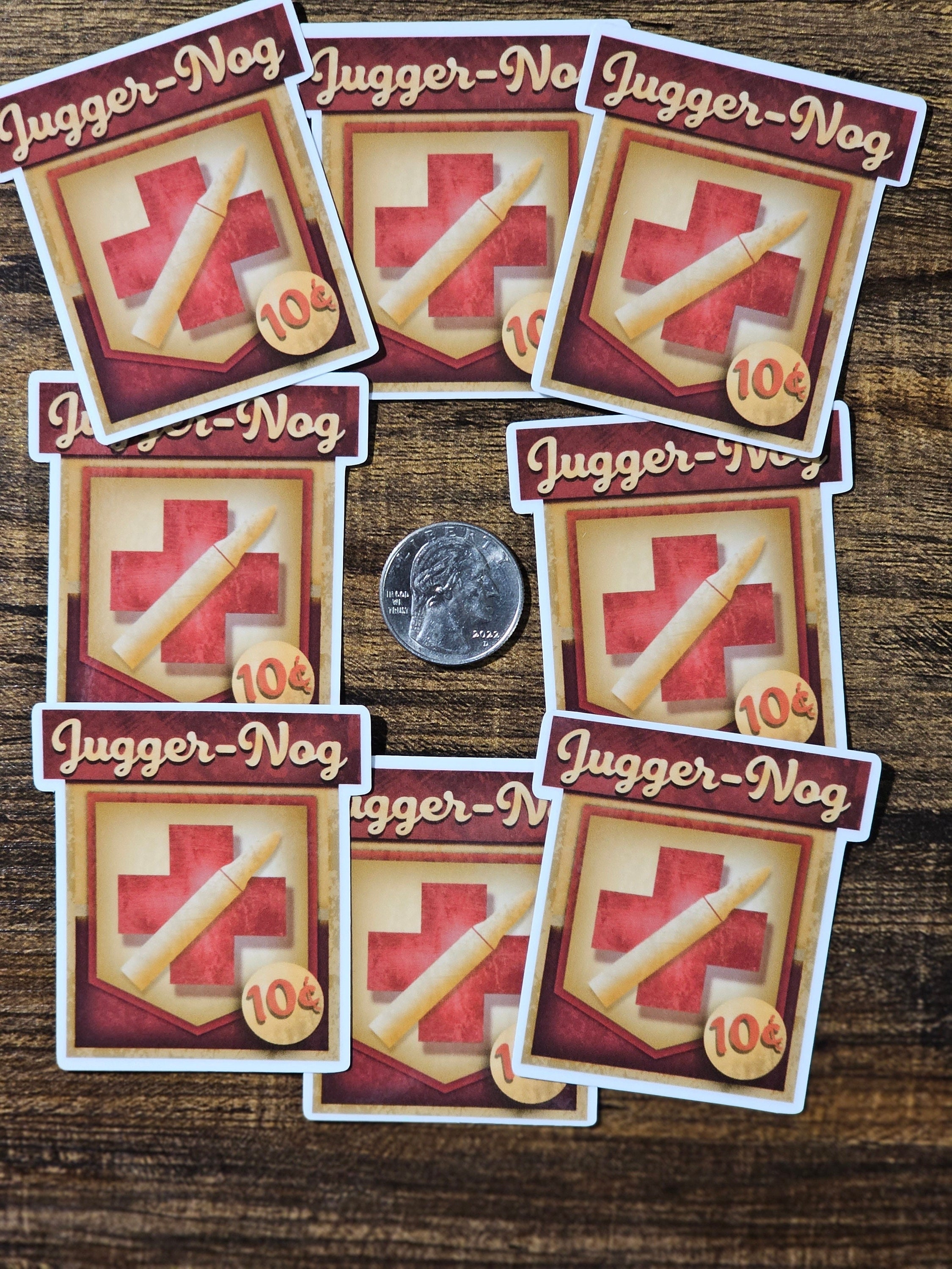 Jugger-nog Glossy Sticker - Etsy