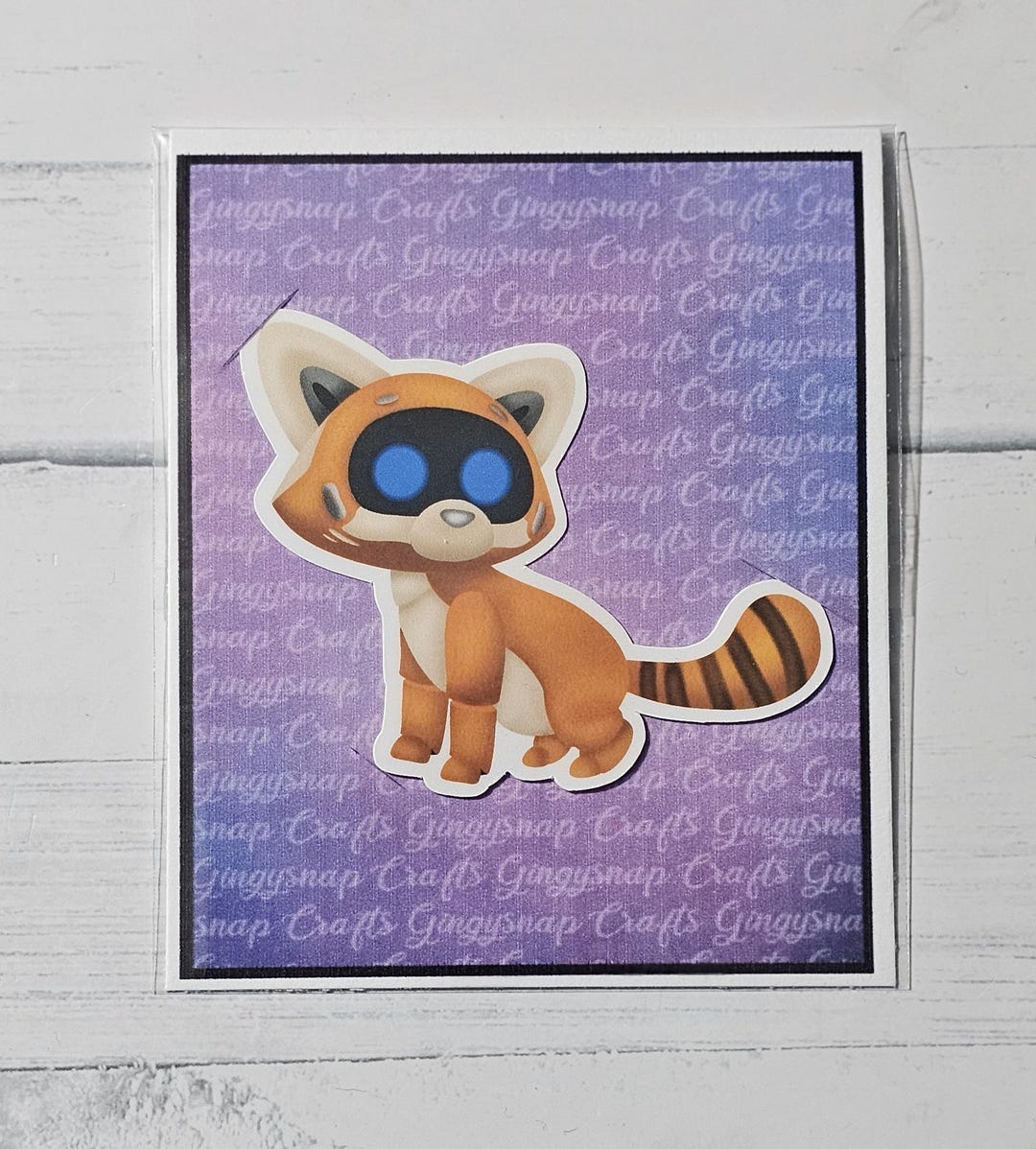 Red Panda - Bot Holographic Sticker - Etsy