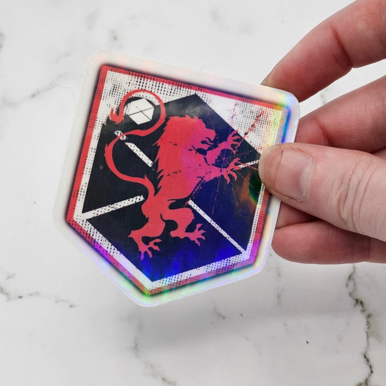 Destiny Class Crest Holographic Sticker - Etsy