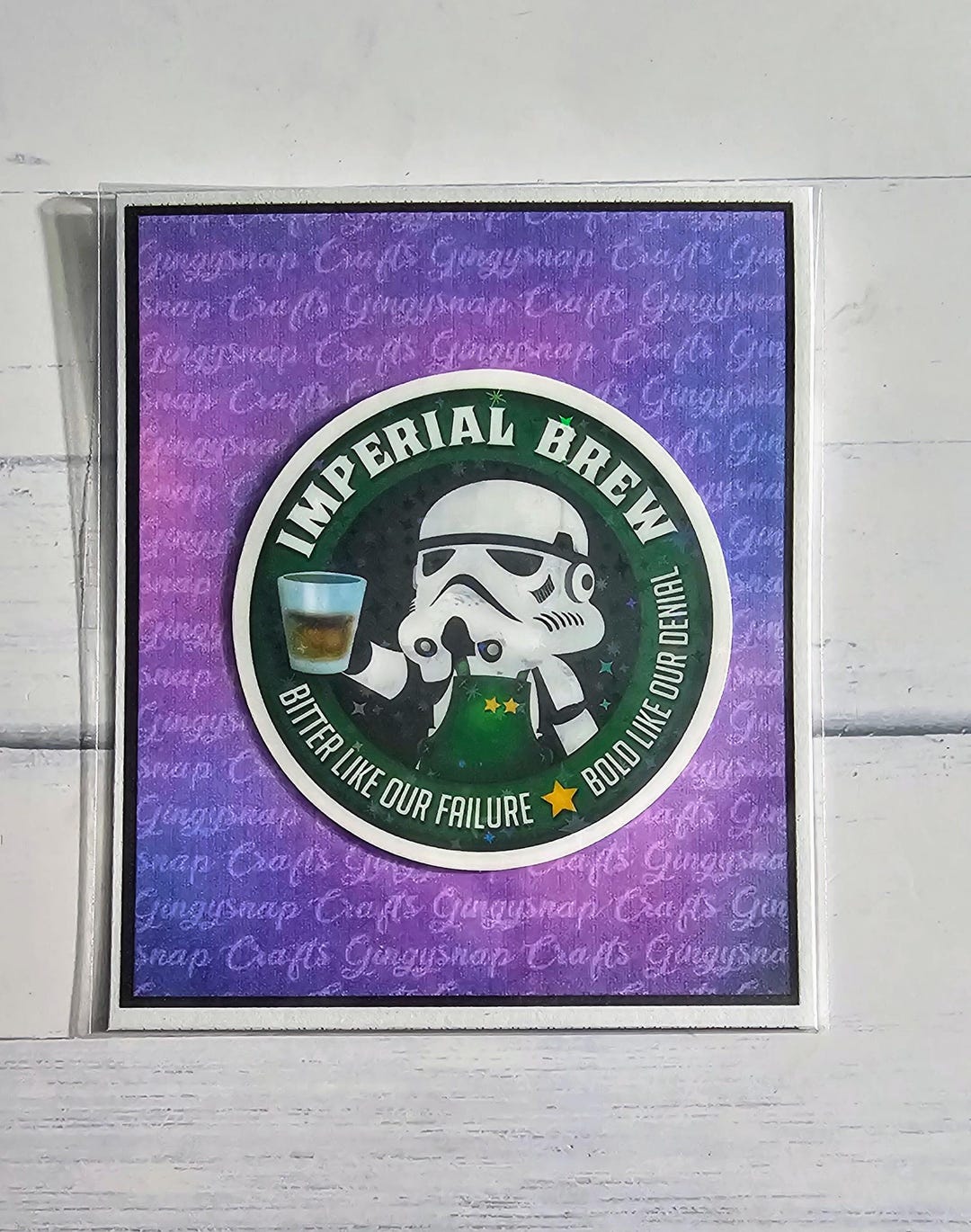 Imperial Brew Holographic Sticker - Etsy