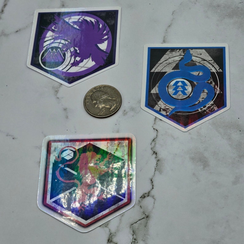 Destiny Class Crest Holographic Sticker - Etsy