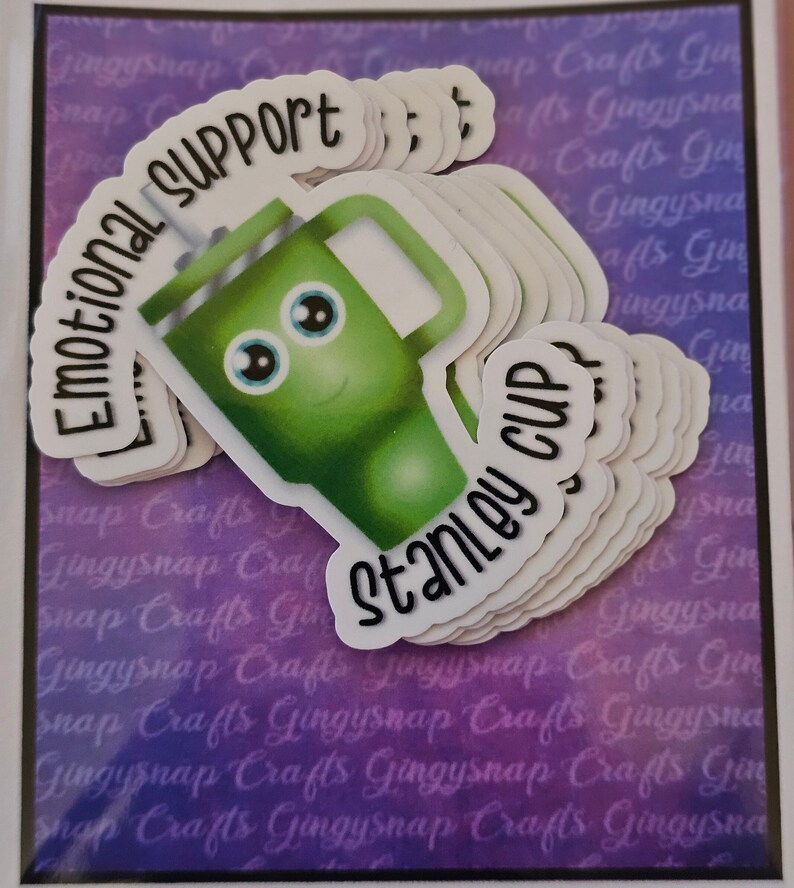 Emotional Support Stanley Cup Whole Page Bundle - Etsy