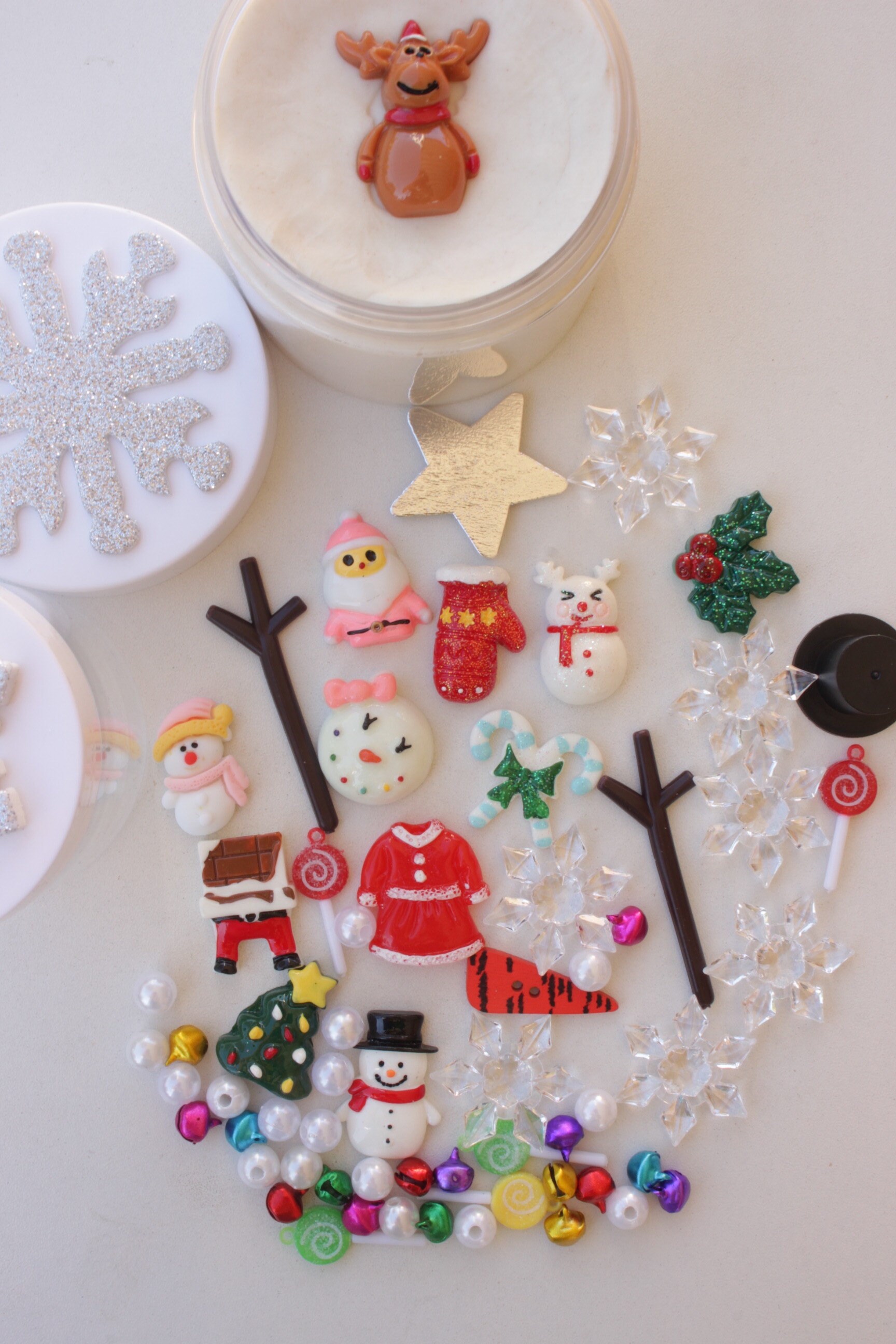 Winter Sensory Playdough Kit, Mini Playdough Kit, Build a Snowman Kit ...