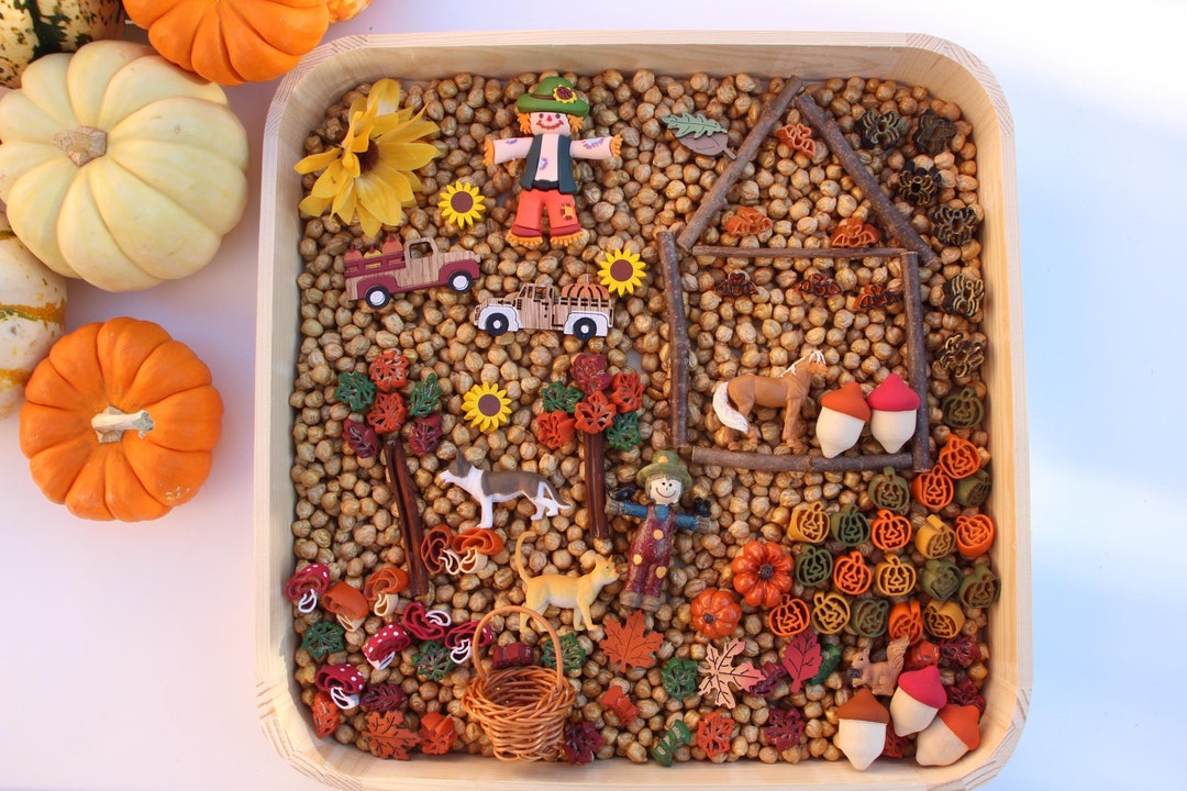 Fall Sensory Bin Kit, Fall Loose Parts, Fall Fillers, Farm Sensory Kit ...