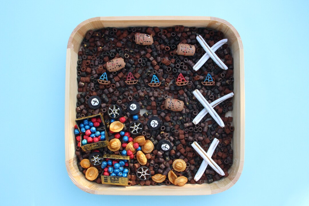 Pirate Sensory Bin Kit, Pirate Sensory Filler, Sensory Bin, Summer ...