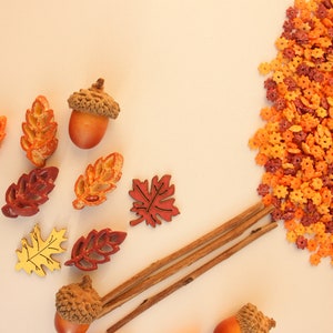 Fall Leaves Sensory Bin Filler, Imaginative Play, Autumn Activity for ...