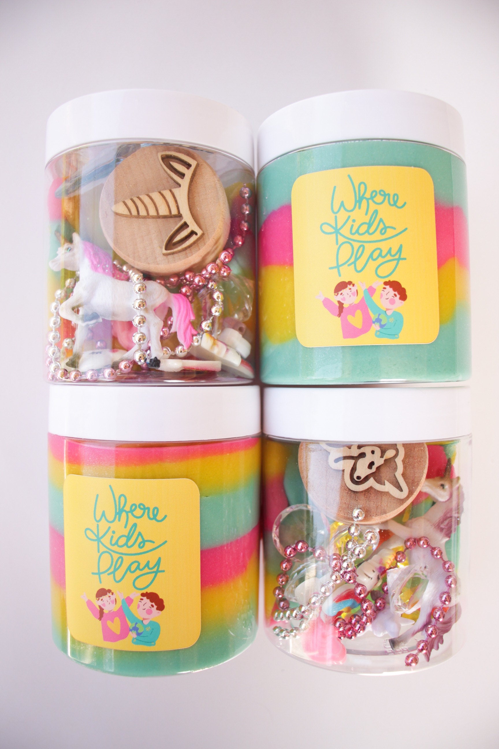 Unicorn Party Favor Playdough Unicorn Sensory Kit Play Dough - Etsy