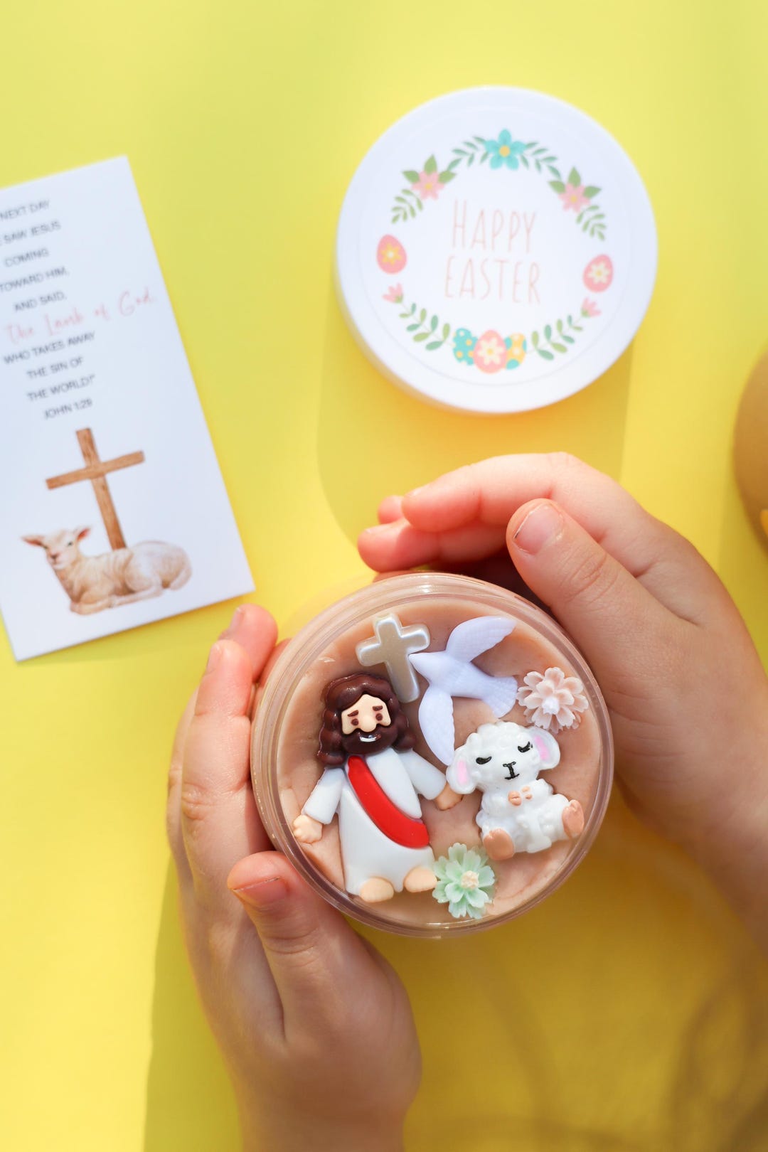 Easter Playdough Kit, Easter Basket Stuffer, Easter Sensory Play ...