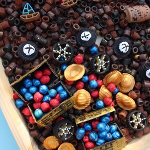 Pirate Sensory Bin Kit, Pirate Sensory Filler, Sensory Bin, Summer ...