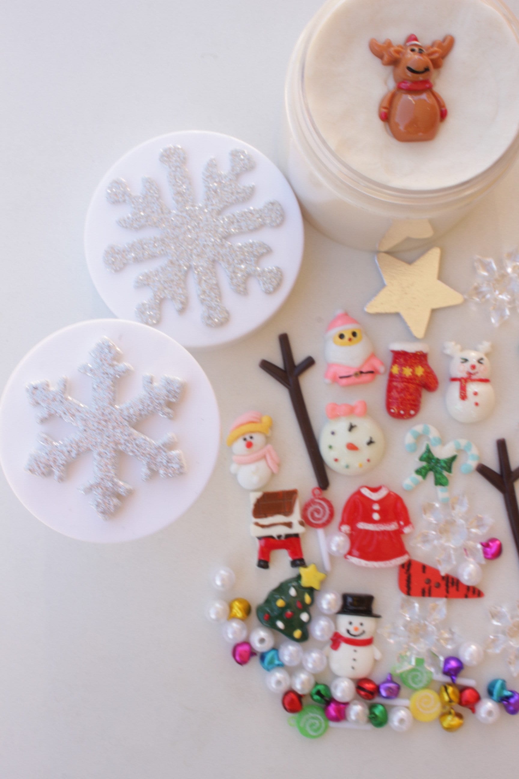 Winter Sensory Playdough Kit, Mini Playdough Kit, Build a Snowman Kit ...